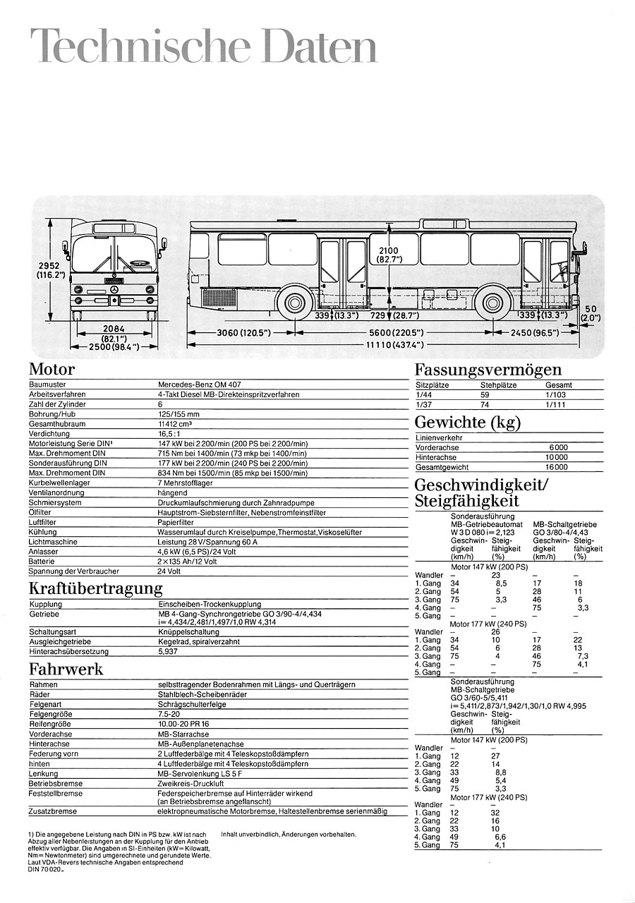 Der Mercedes-Benz O 305